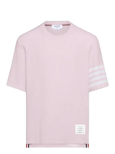 THOM BROWNE Thom Browne Stripe Detail T-Shirt